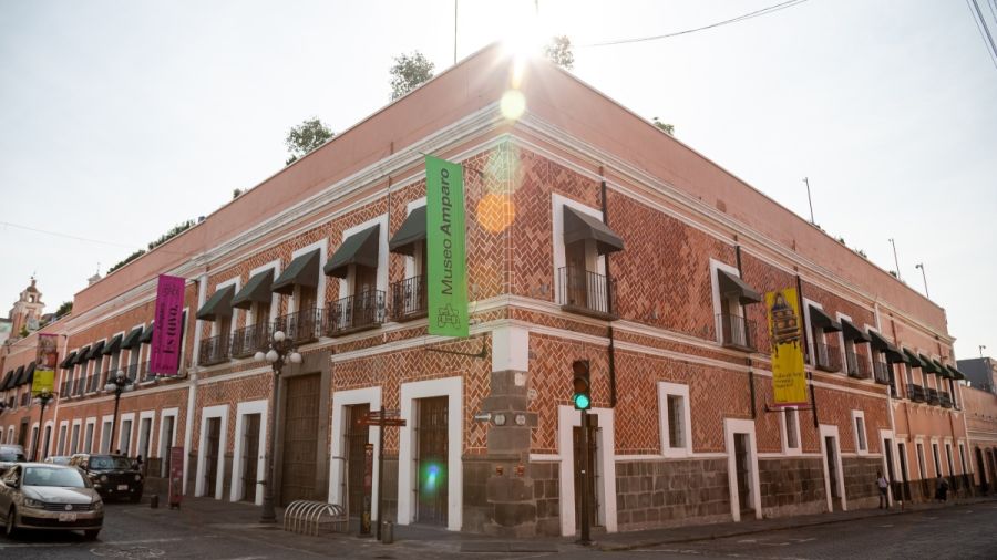 Visitan estudiantes del Centro de Día del DIF el Museo Amparo